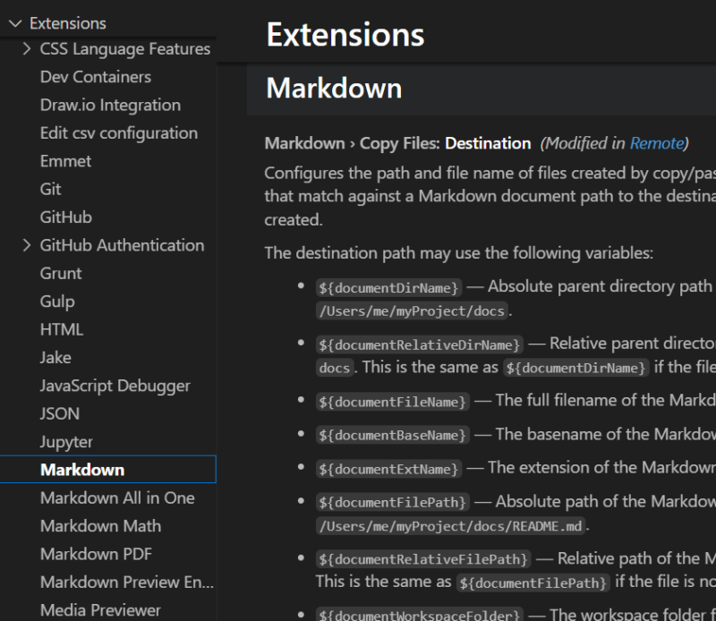 VSCodeのマークダウンに画像をコピペしたときの保存先を設定する方法 | lifetechia